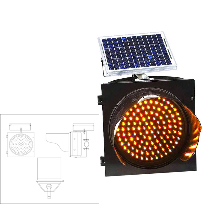 Solar Traffic Warning Light STWL011 - BENEDRIVE